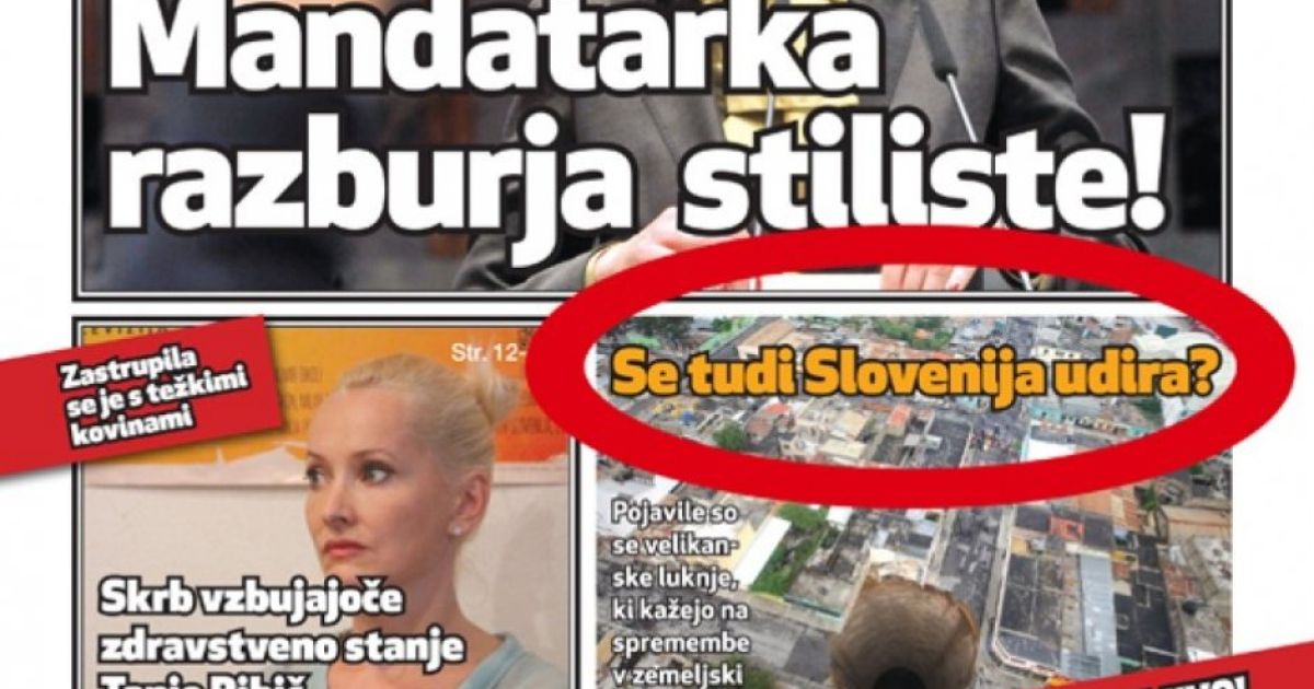 Napovedali smo - Slovenija se udira! - Svet24.si