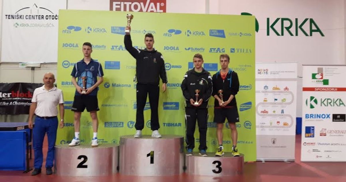 Državni prvaki Darko Jorgić, Tilen Novak in Mitja Omrzel - Svet24.si
