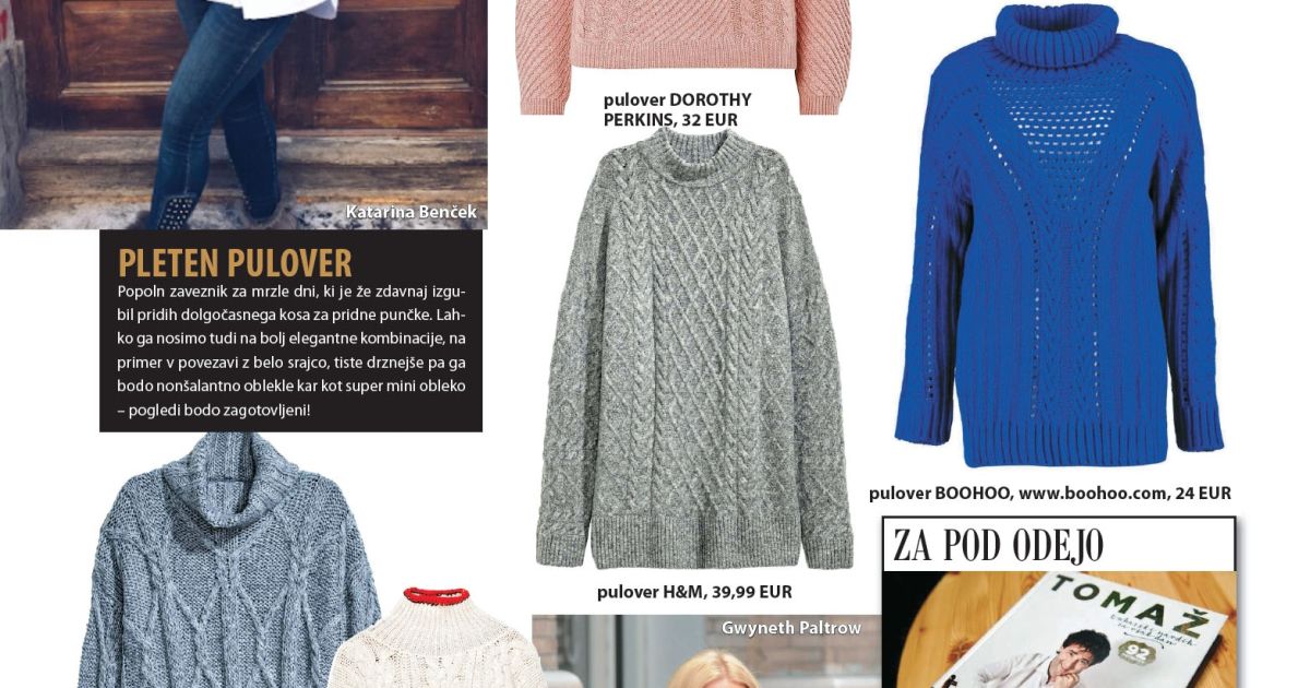 Pleten pulover - Novice Svet24