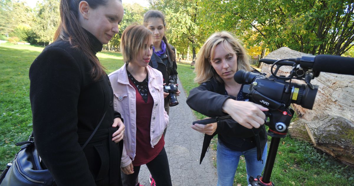 V soboškem parku snemajo kratka filma - Vestnik.si
