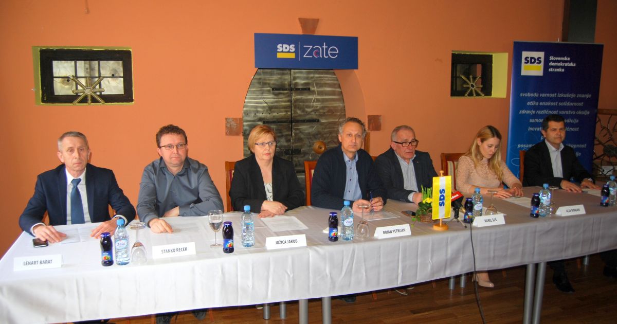 Tudi v SDS predstavili kandidate v pomurskih okrajih - Vestnik.si