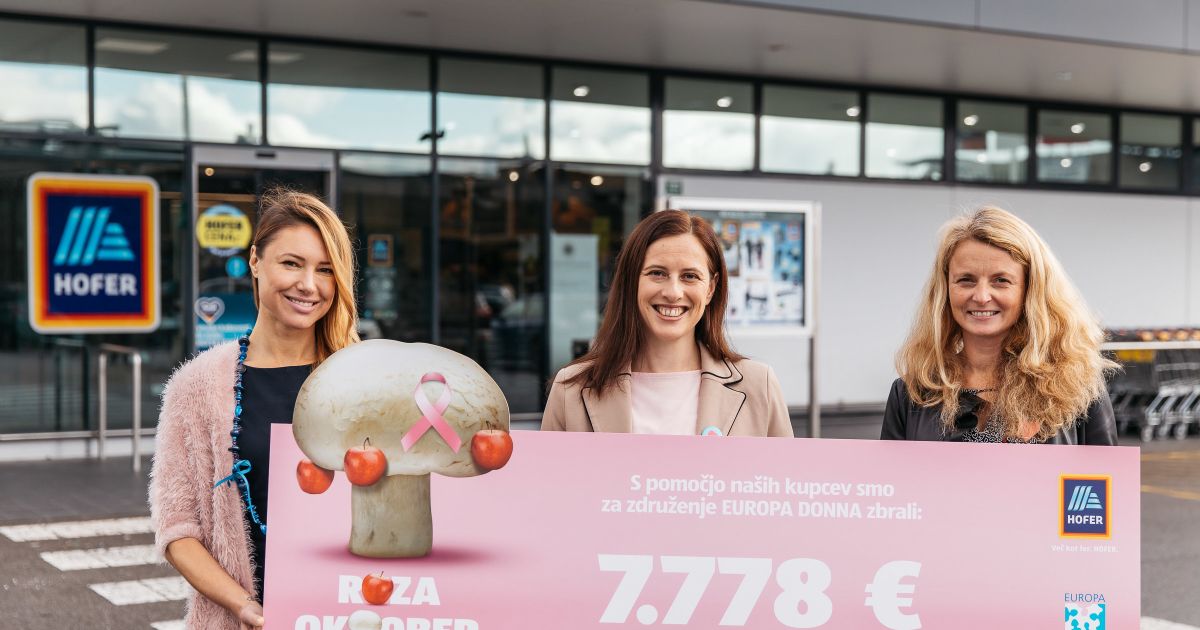 Kar 7.778 evrov za boj proti raku dojk - Svet24.si
