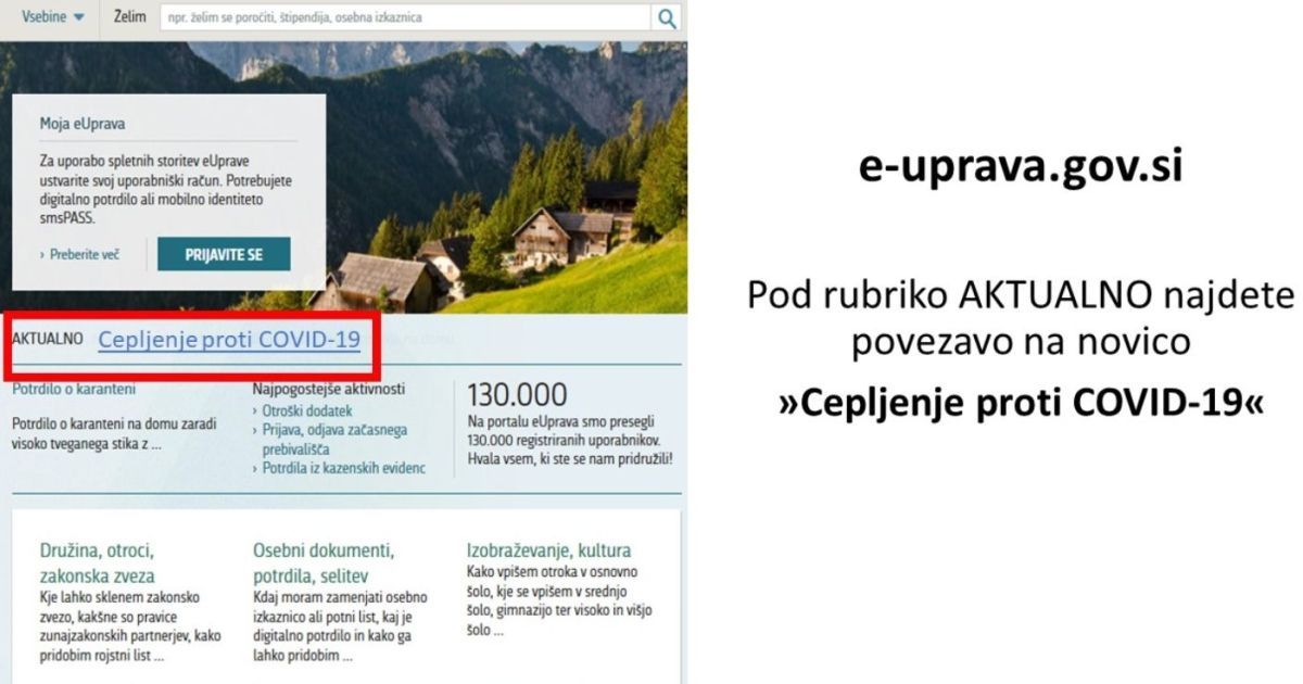 Na spletu že obrazec za zbiranje interesa za cepljenje - Svet24.si