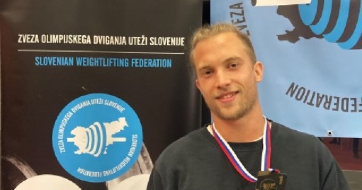 David Birk - državni prvak v olimpijskem dvigovanju uteži - Svet24.si