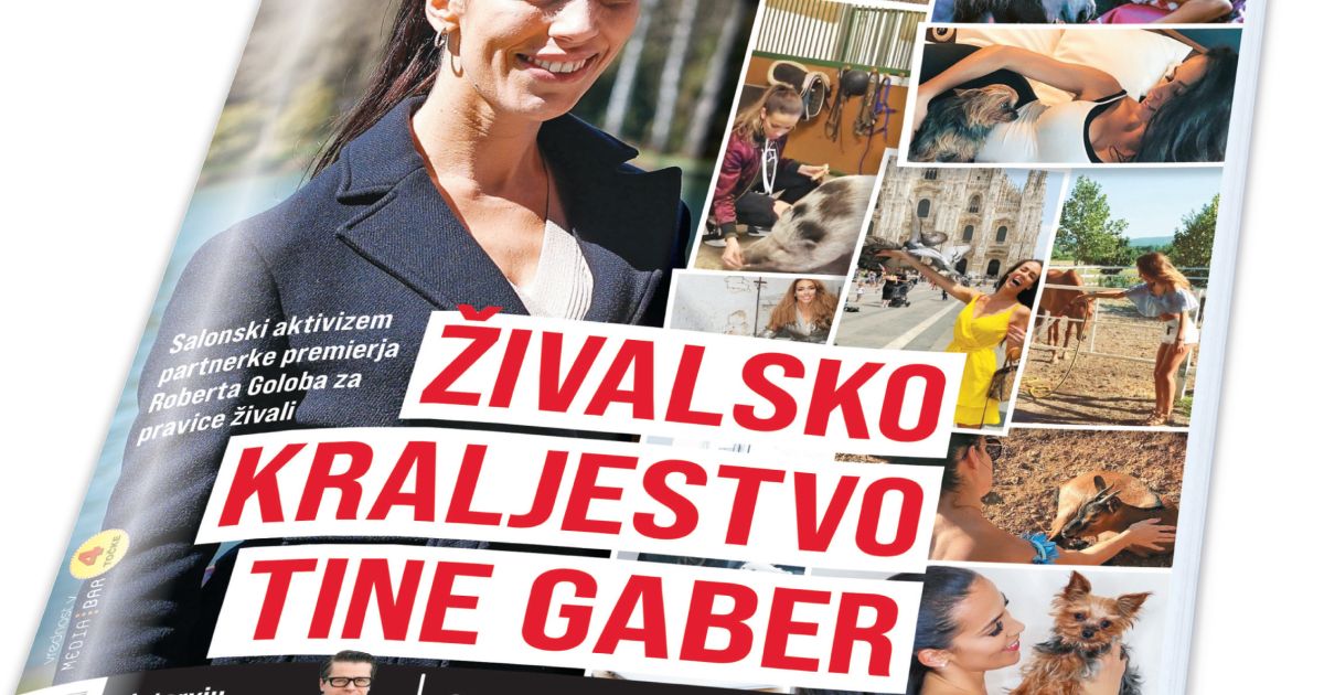 Živalsko kraljestvo Tine Gaber: salonski aktivizem partnerke premierja Roberta Goloba za pravice ...