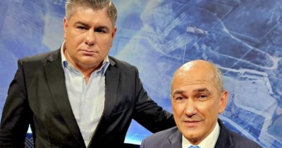 Neonacist in prijatelj Janeza Janše Velimir Bujanec poje ustaške pesmi ...