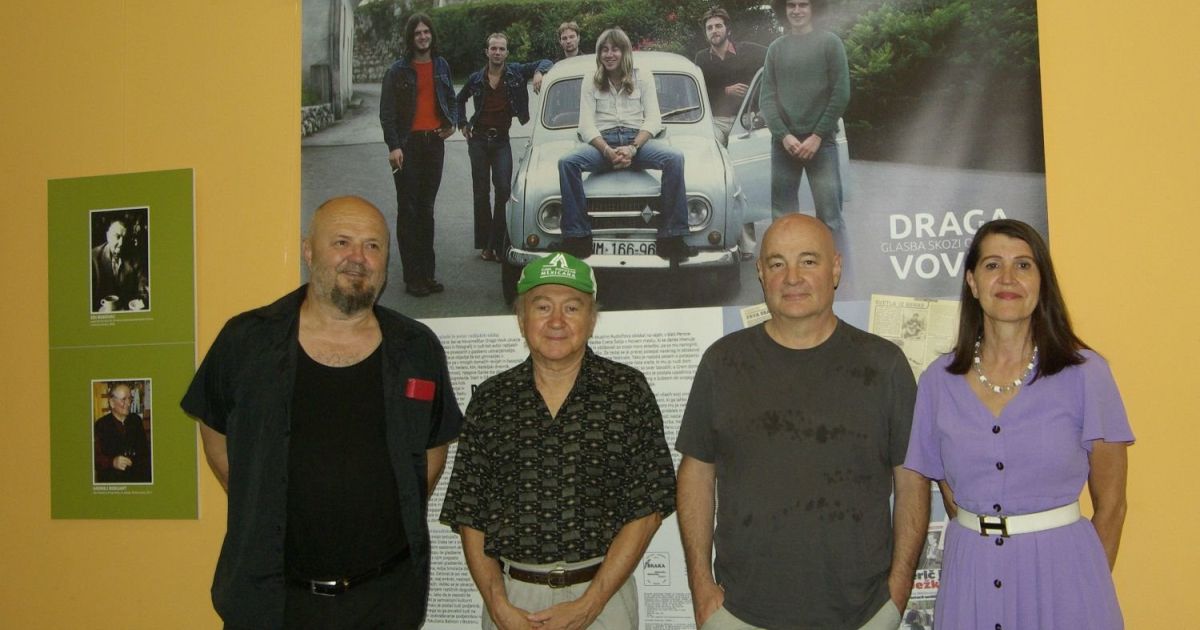 Drago Vovk s svojo glasbo v Šentjerneju. Del zasedbe Rudolfovo ...