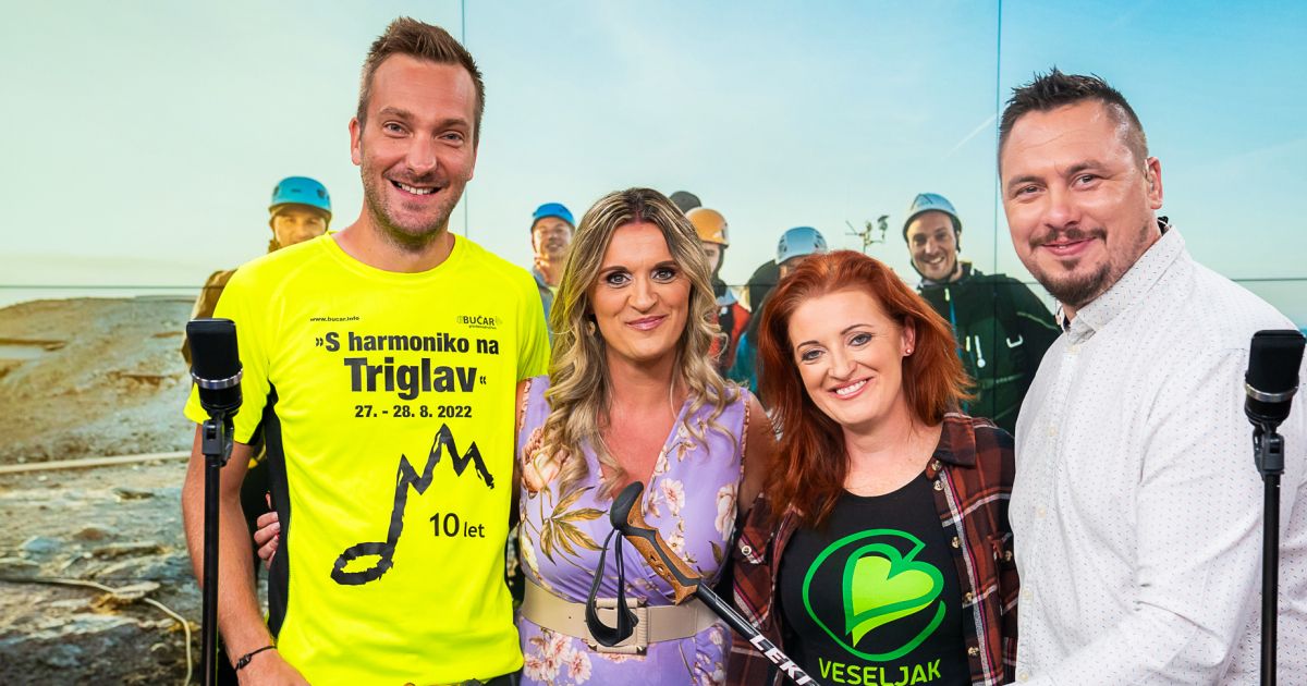 Harmonikar Simon Bučar zaigral na 5416 metrih nadmorske višine ...