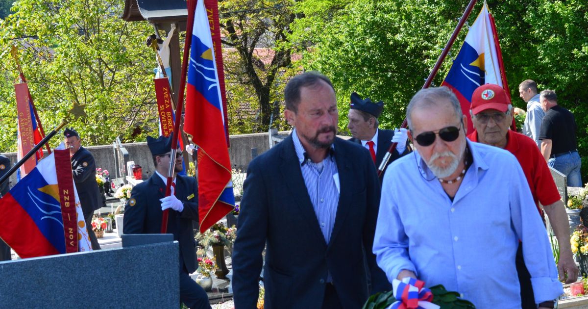 Ob obletnici smrti komandanta Alojza Dragana opozorila pred skrajno desnico - Svet24.si