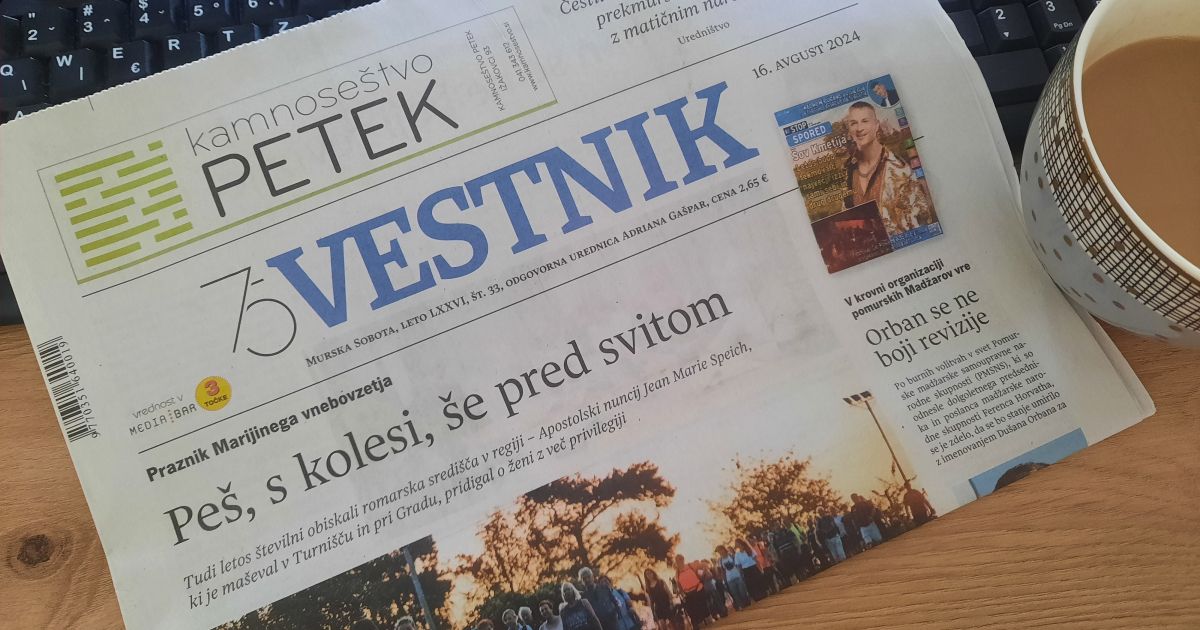 (NAPOVED) Te vsebine prinaša novi Vestnik - Svet24.si