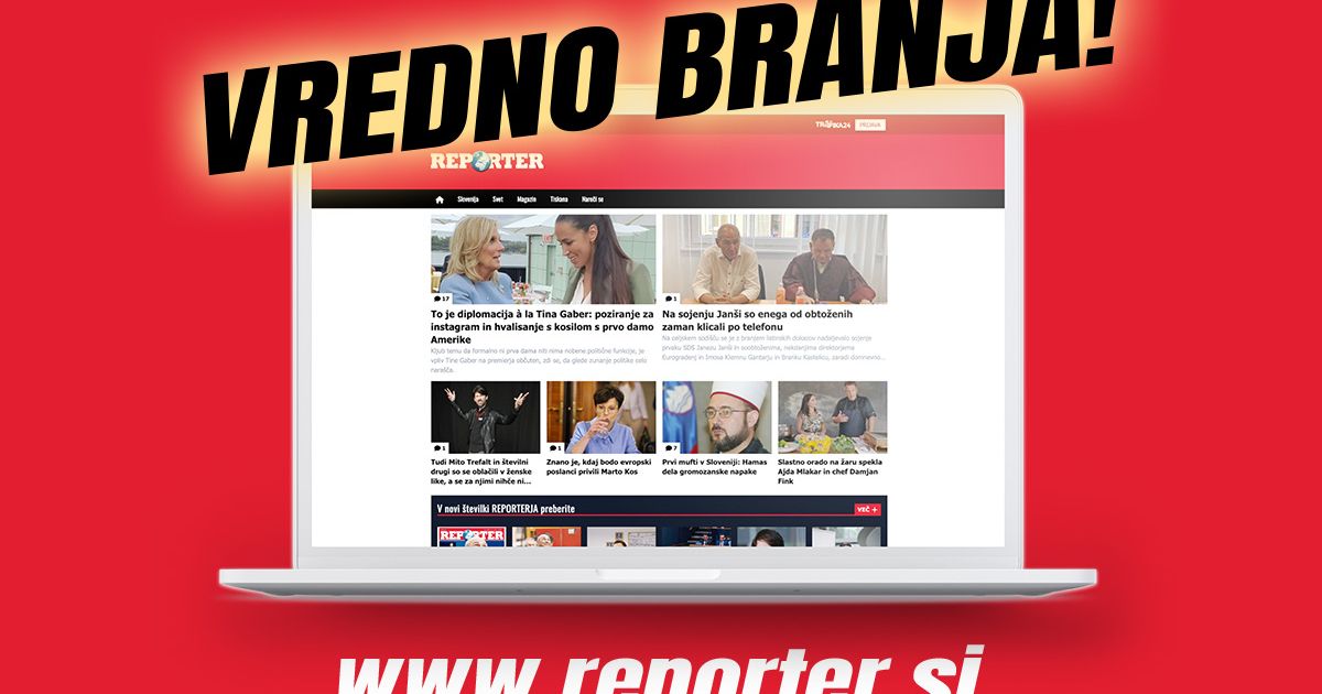 Na Reporterju gredo v korak s časom: Zaživela je prenovljena spletna stran z novo pridobitvijo ...