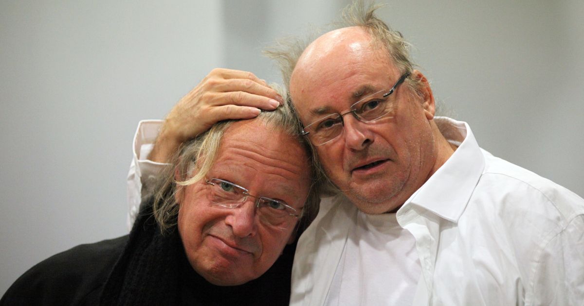 Gojmir Lešnjak - Gojc in Jaša Jamnik kot oče in sin - Svet24.si