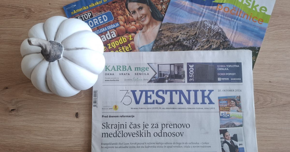 (NAPOVED) To so vsebine, ki jih prinaša novi Vestnik - Svet24.si