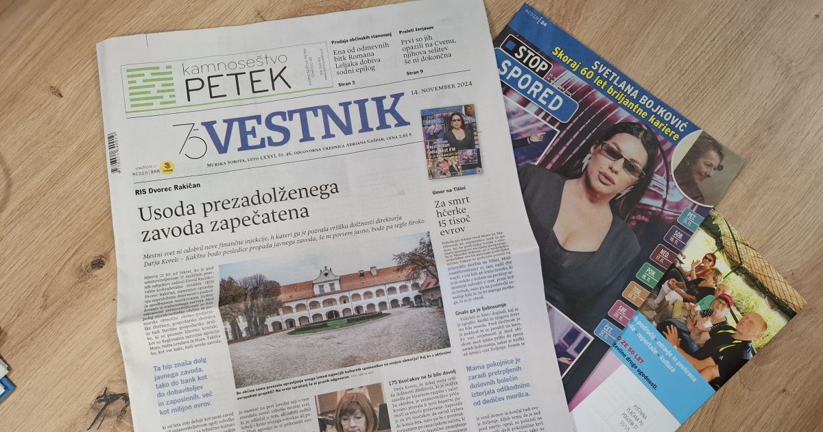 (NAPOVED) Te vsebine prinaša novi Vestnik - Vestnik.si