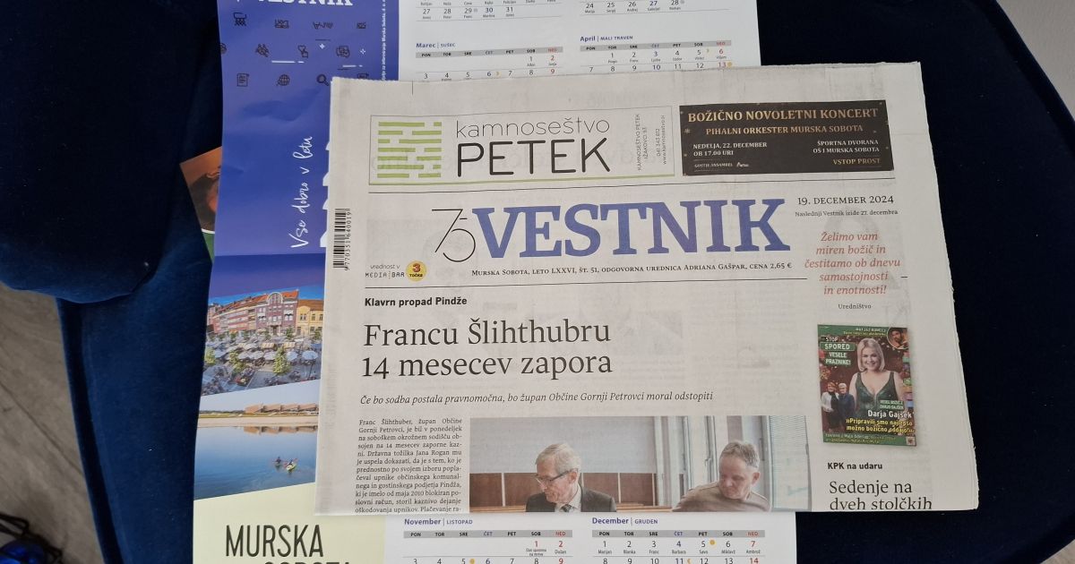 Preverite, kaj prinaša nova številka Vestnika - Svet24.si