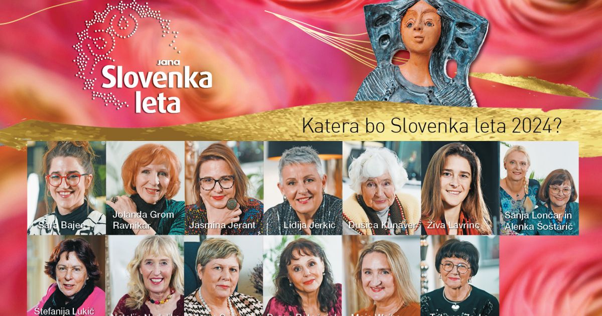 Neposreden prenos prireditve Slovenka leta 2024 na TV Veseljak Golica - Veseljak.si