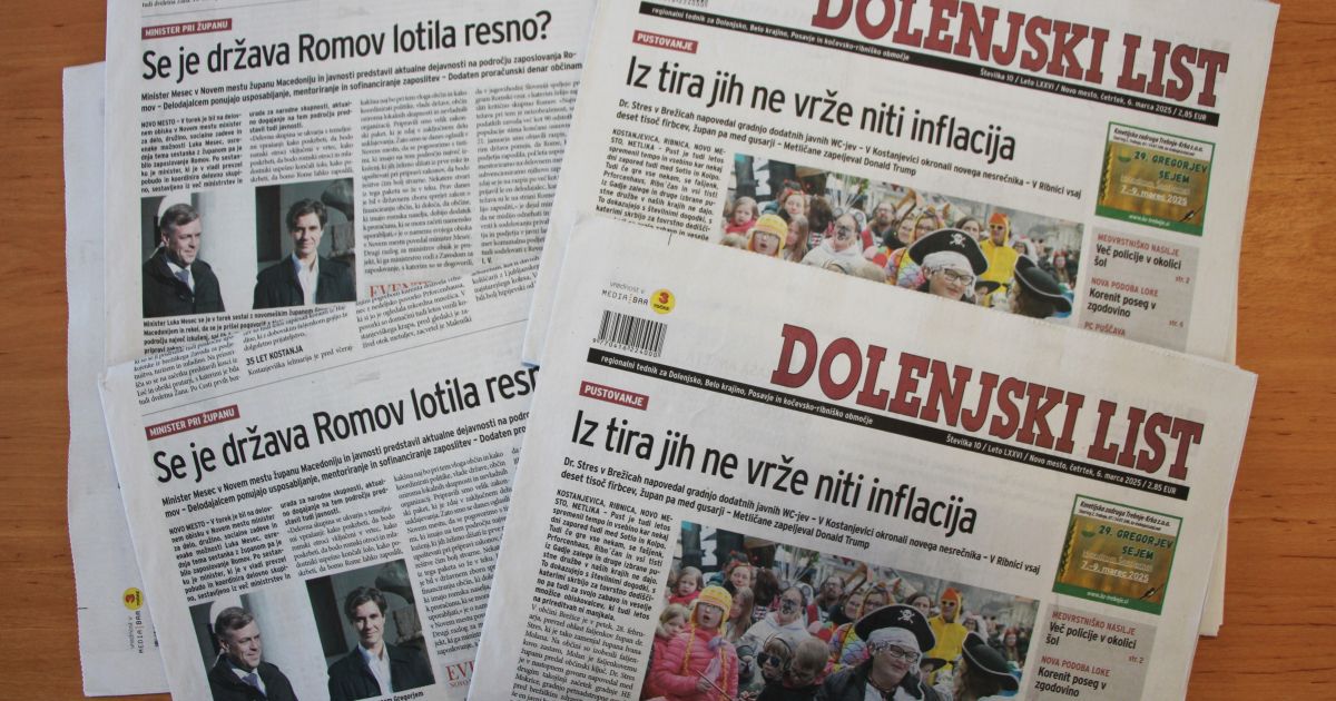 Kaj prinaša novi Dolenjski list - Svet24.si