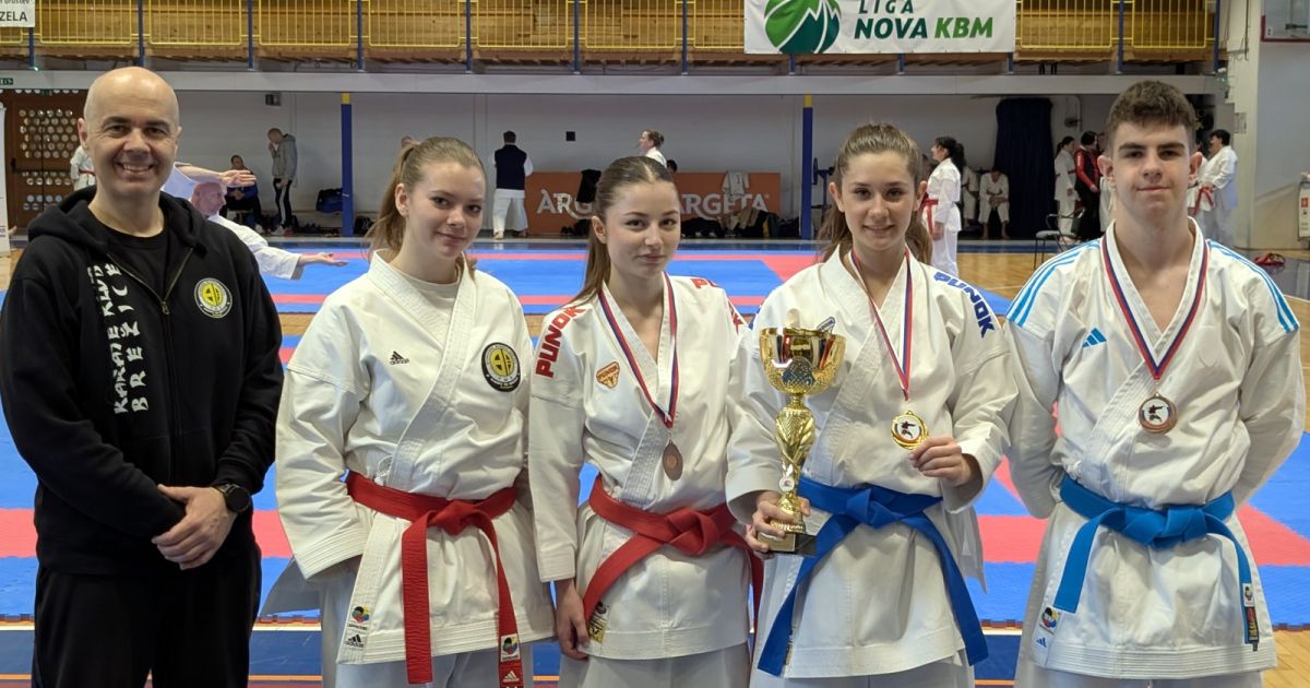 Maja Lazanski iz Karate kluba Brežice članska državna prvakinja ...
