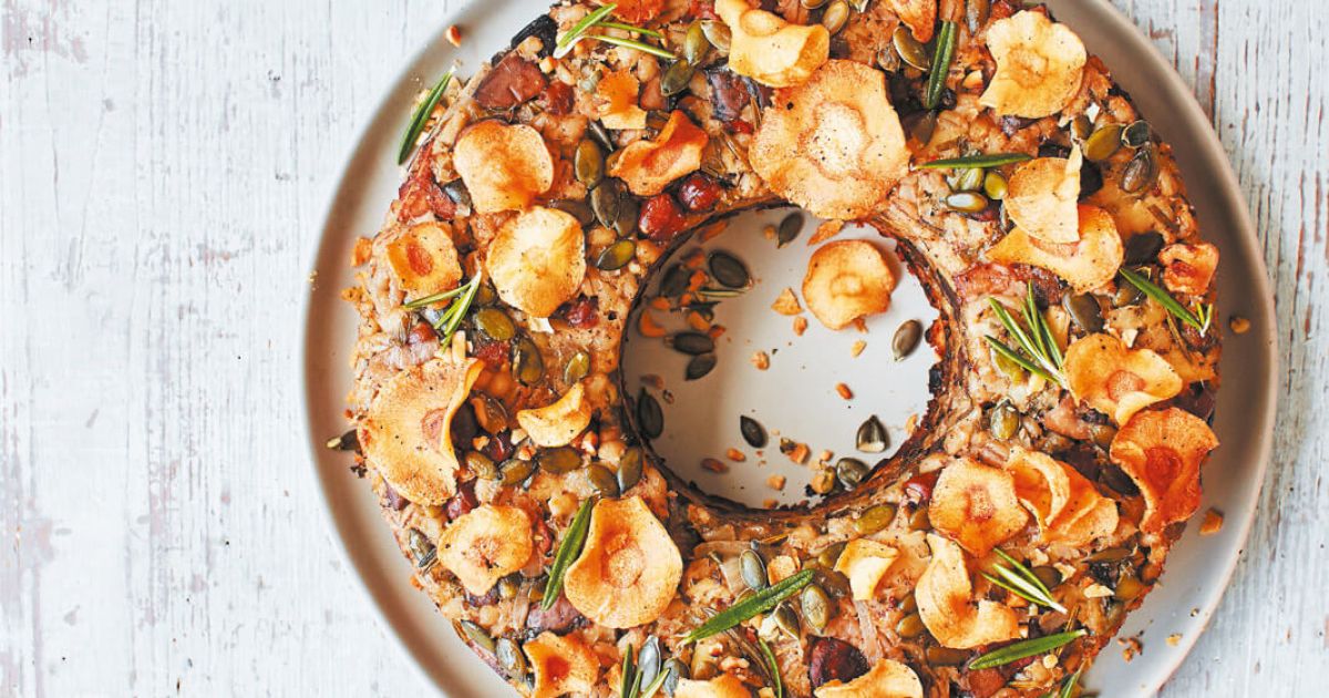 Pastinakov venec z gobami in ješprenjem - Svet24.si