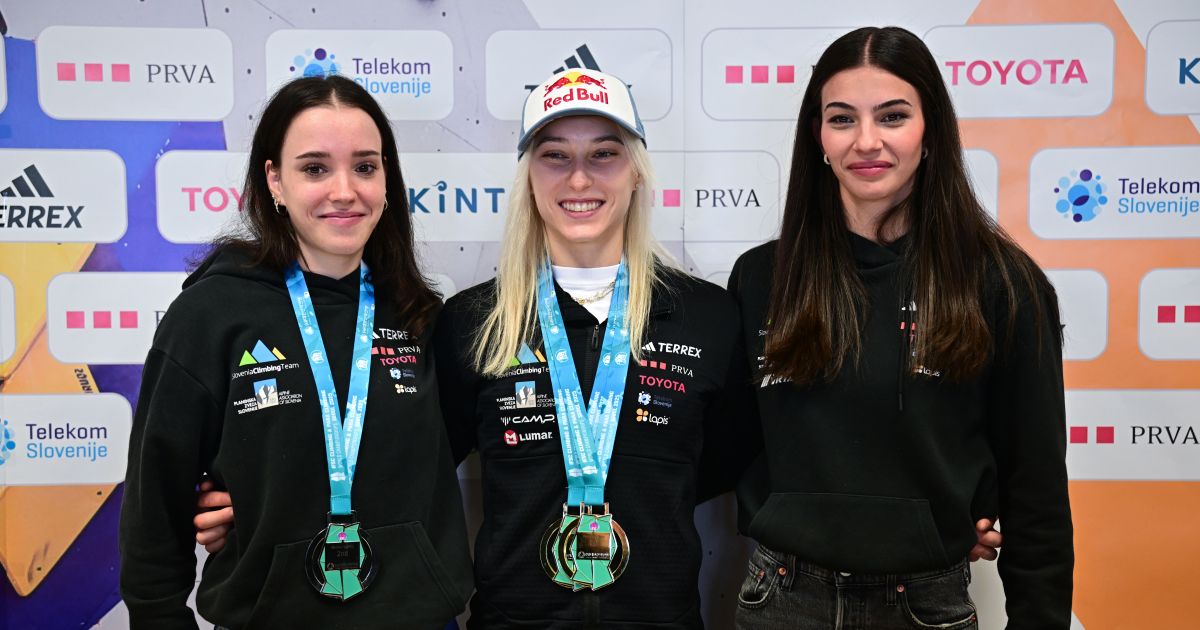 Janja Garnbret in Rosa Rekar z medaljami v Ljubljani – Reporter