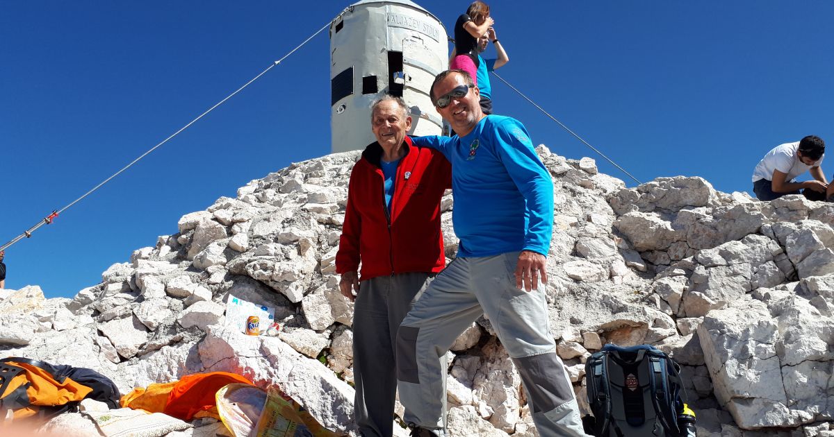 Devetdeseti rojstni dan je Jože Lipnik proslavil na štiritisočaku ...