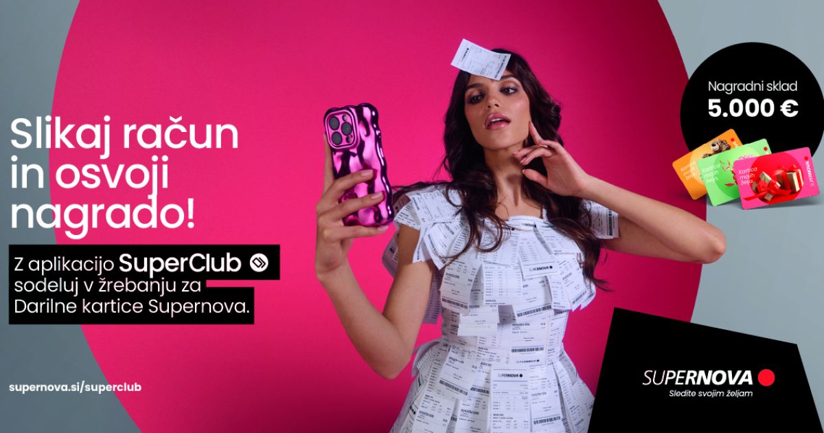 Slikaj račun, osvoji nagrado! - Svet24.si