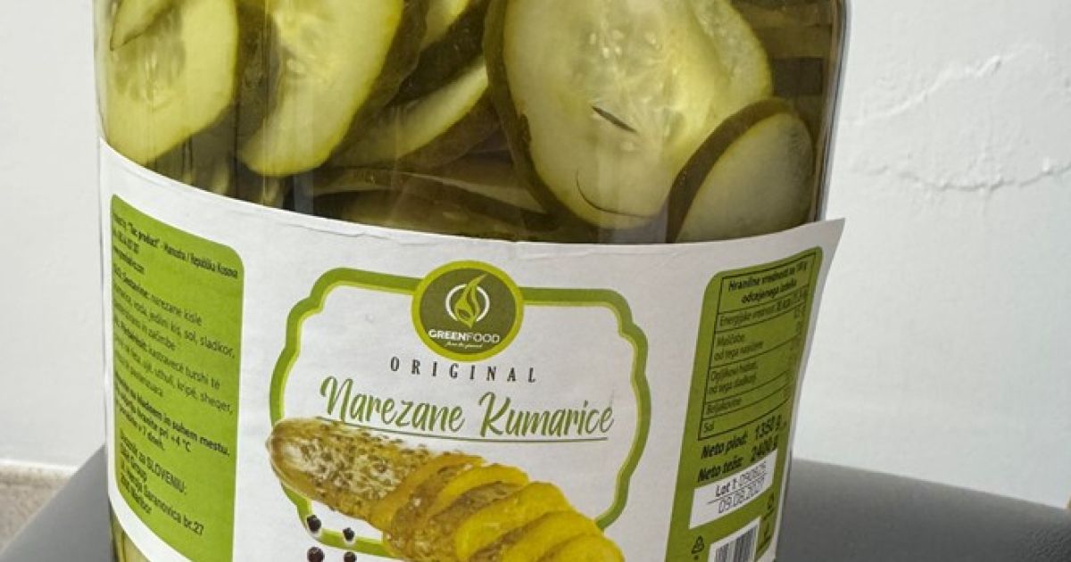 Potrošniki pozor: Narezane kumarice z nevarnim pesticidom - Svet24.si