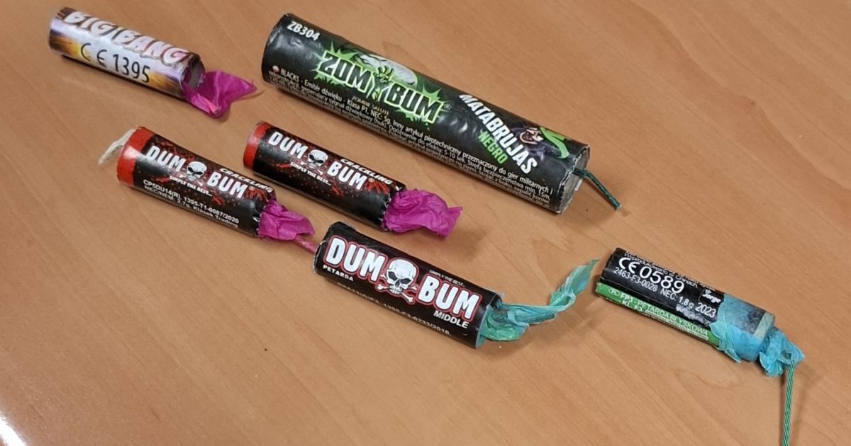 Prijeli mladoletnika, ki je imel pri sebi pirotehniko - Svet24.si