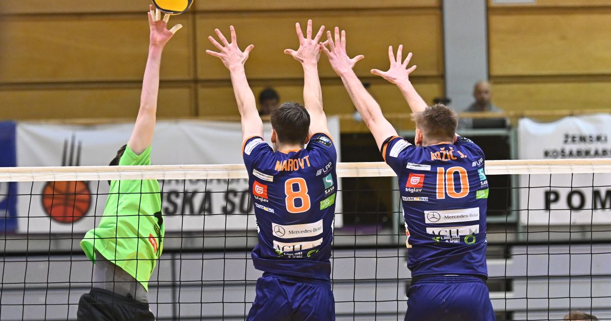 Foto: Panvita Pomgrad odvzela niz ACH Volleyu, kaj več pa ne - Vestnik.si