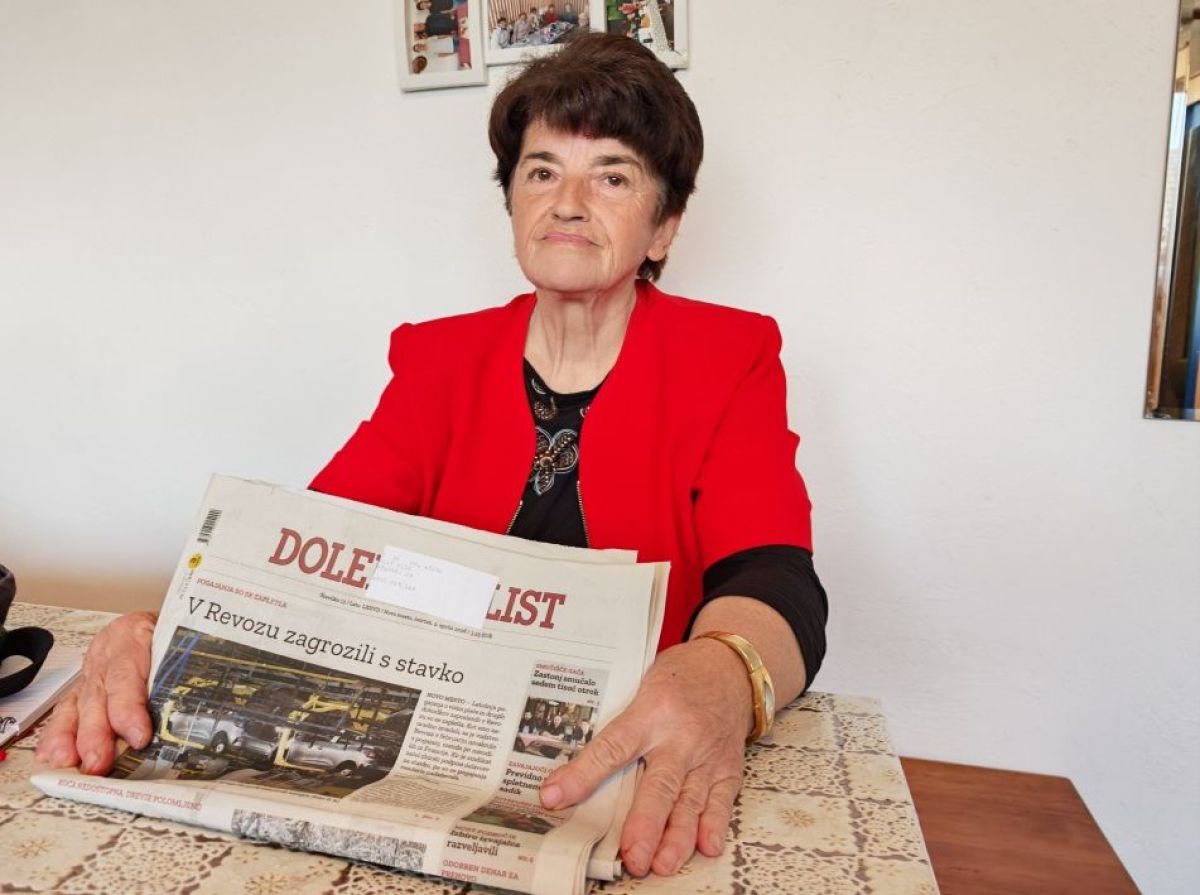 Naročnica meseca Vida Plut: Dolenjski list je brala z očetom - Svet24.si
