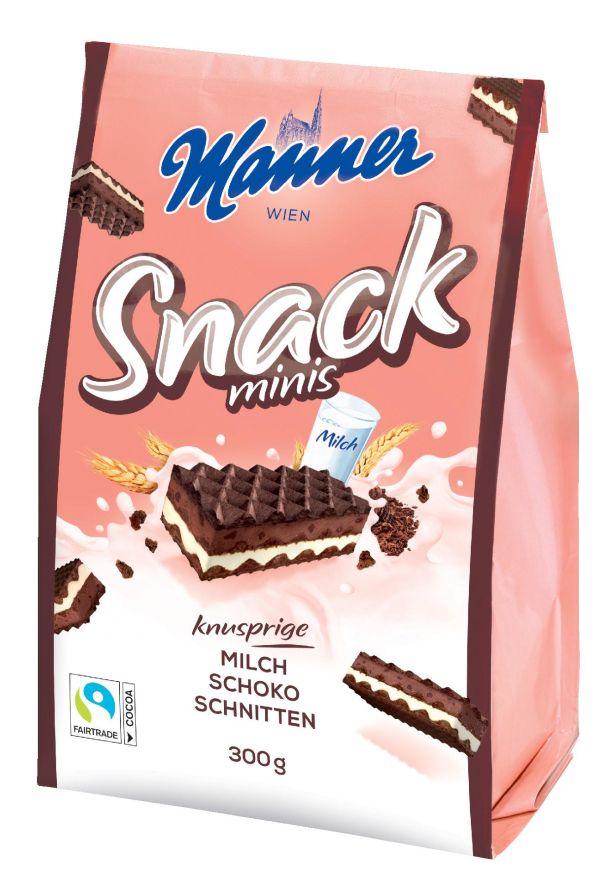 Novost podjetja Manner: Snack Minis v paketu - Ekipa
