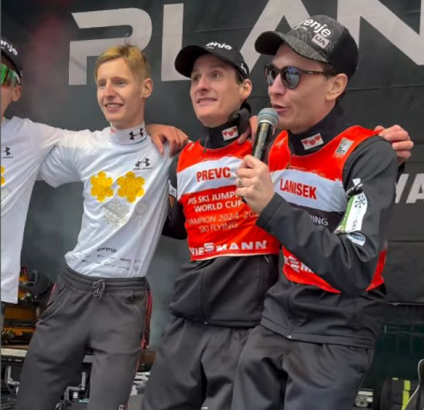 Lanišek med rajanjem prijel za mikrofon, kar je sledilo, je obnorelo ...