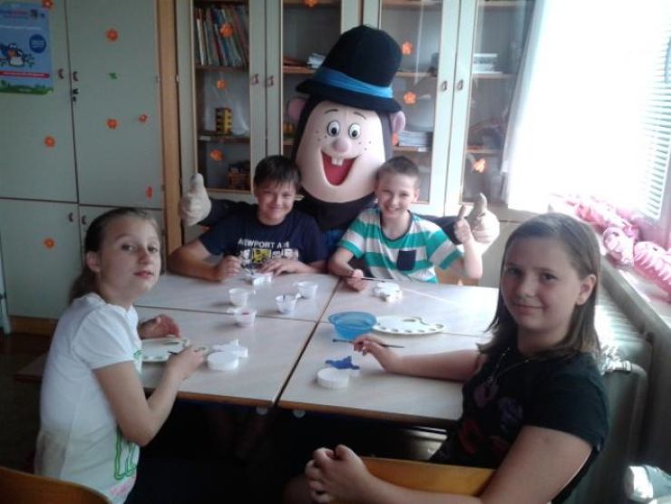 Bojan (ja, tisti iz risanke) na OŠ Šentjanž | Radio Krka – Dolenjska v srcu