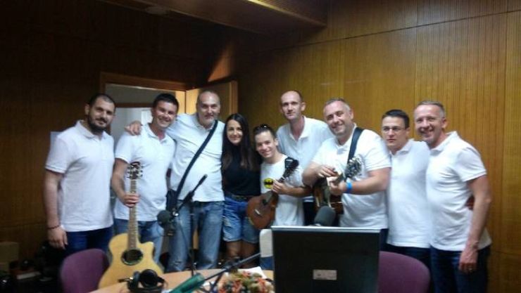 Klapa Kampanel v studiu Radia Krka | Radio Krka – Dolenjska v srcu