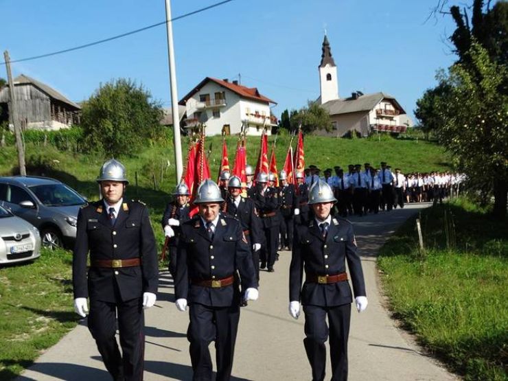 FOTO: Jubilej obeležili s sliko Sv. Florjana | Radio Krka – Dolenjska v srcu