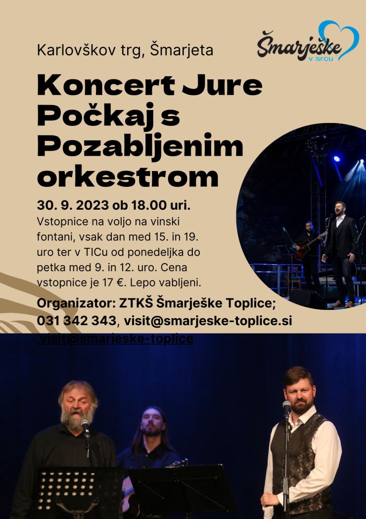 PRESTAVLJENO: Koncert Jure Počkaj s Pozabljenim orkestrom | Radio Krka – Dolenjska v srcu