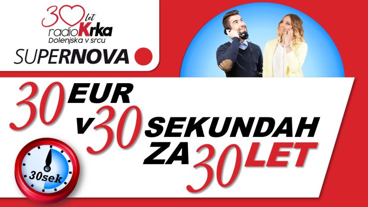 Sodelujte in se za 30€ potegujte | Radio Krka – Dolenjska v srcu