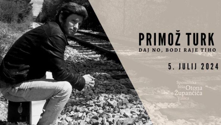 Petkovi večeri na vrtu pred Spominsko hišo Otona Župančiča Vinica: Primož Turk | Radio Krka ...