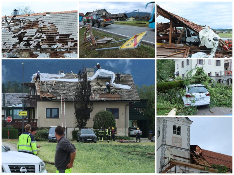preberi.si - "V Komendi praktično ni hiše, ki ne bi bila poškodovana ...
