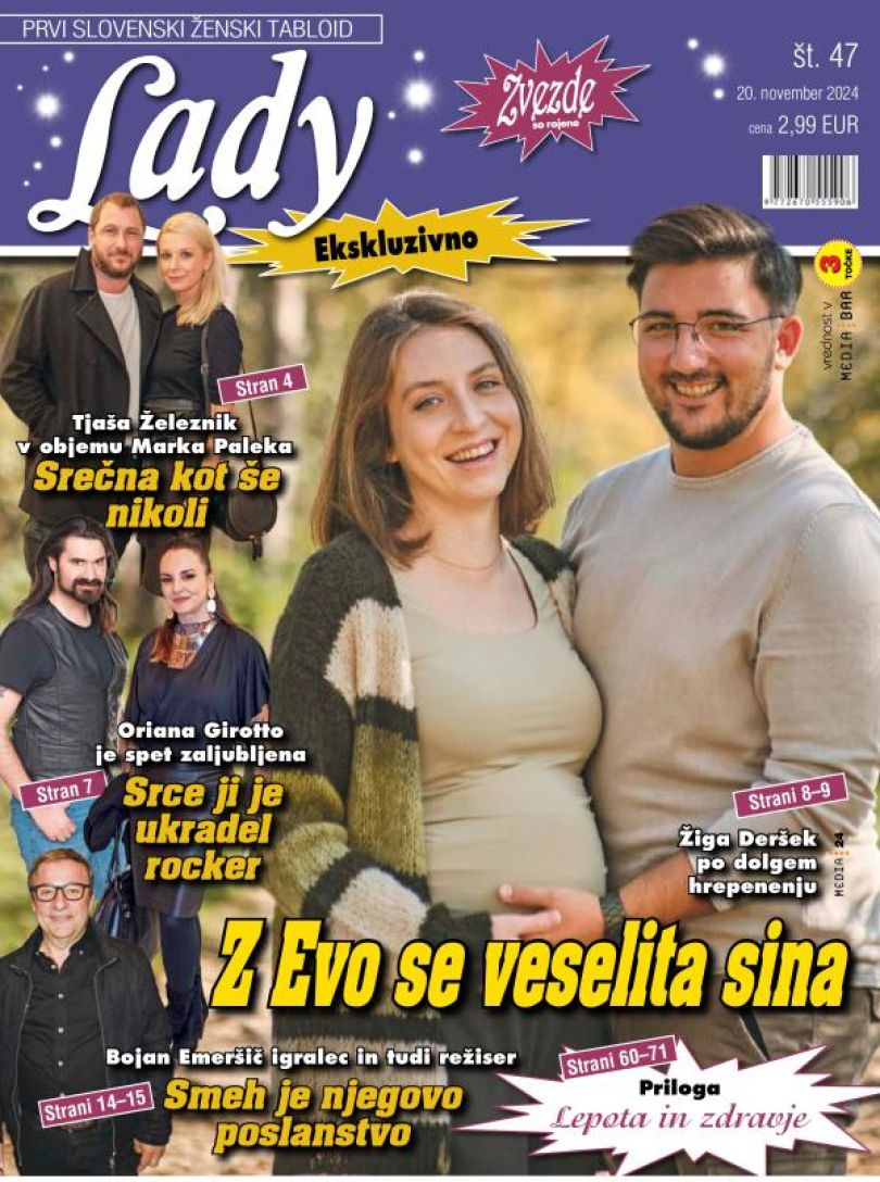 Revija Lady: Foto: Tjaša Železnik javno pokazala svojega srčnega ...